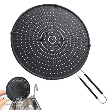 INYOU Silicone Splatter Screen for Frying Pan shield 13 inch Multi Use ...