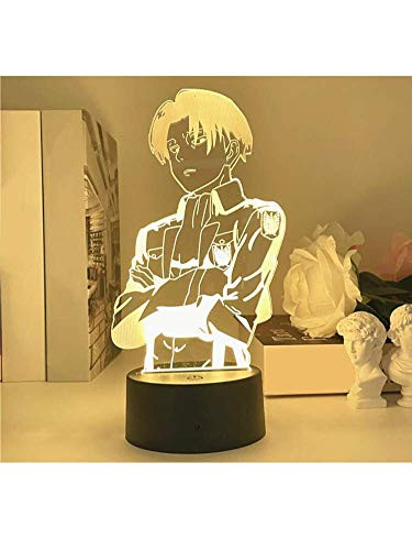 3D Anime Lamp Night Illusion Nightlight Sleep Led lamp Sensor Lights ...