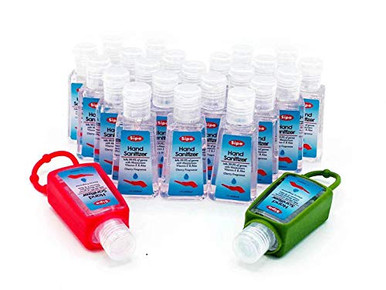Sipa Bulk Hand Sanitizer Travel Size Bundle 1 oz -30ml Pack of 24- 75 ...