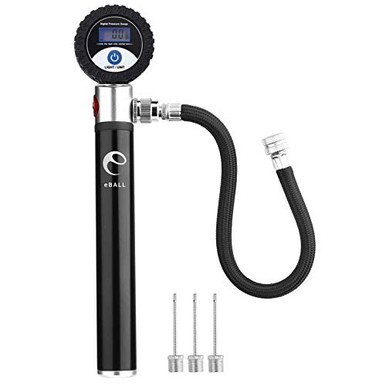 Ball Pump with Digital Pressure Gauge Sports Ball Hand Pump with ...
