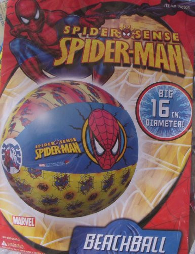 Marvel Spiderman 16in Beach Ball - Spiderman Beach Ball ...