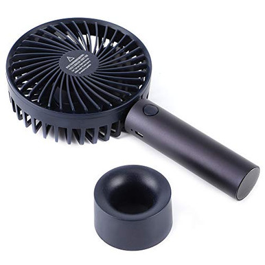 Mini fan portable handheld 3-stage speed adjustable rechargeable ...