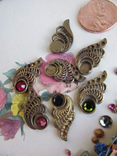 8 Vintage Fan Shape Settings - Warehousesoverstock