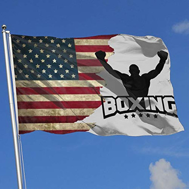 A13UDQ Outdoor Flags USA Flag Boxing 3X5 Ft Flag for Outdoor Indoor ...