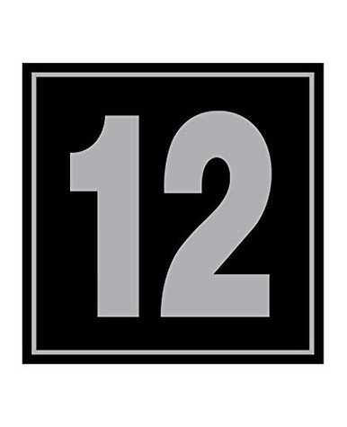 Loading Dock Garage Door Numbers Reflective Decals and Signs Commercial ...