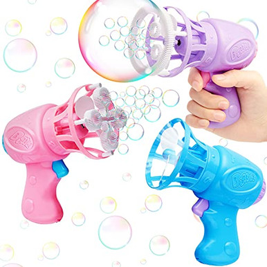 Sumind 3 Pieces Fan Bubble Gun Blower Bubble Machine Gun Bubble Machine ...
