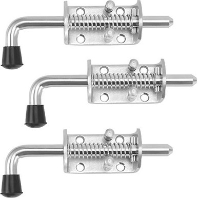 ZOENHOU 3 PCS 6.5 x 1/2 Inch Rod Heavy Duty Spring Latch Pin 3mm ...