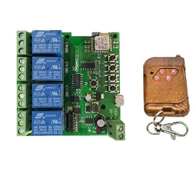 MHCOZY 4 Channel WiFi Momentary Inching Relay Self-Lock Switch ...
