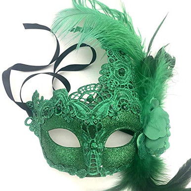 MasqStudio Brocade Lace Masquerade Ball Mask Burlesque Mardi Gras ...