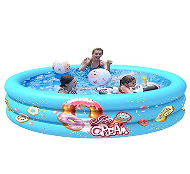 Inflatable Swimming Kiddie Pool - Donuts Ice Cream Inflatable Pool for ...