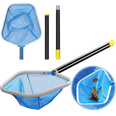Pool Net Skimmer with Pole Pool Leaf Hand Skimmer Net with 6FT ...