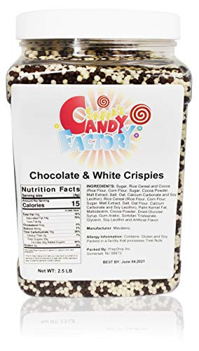 Sarah's Candy Factory White and Milk Chocolate Crispies Crispearls Ball ...