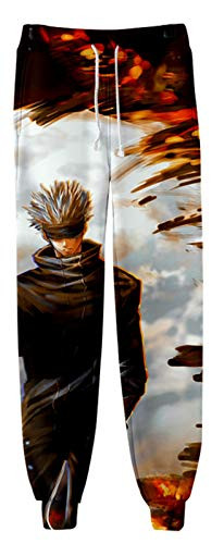 SIAOMA Jujutsu Kaisen 3D Print Sweatpants Unisex Elastic Waist Jogger ...