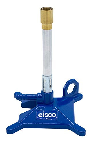 Bunsen Burner LPG - Flame Stabilizer Air Flow Adjustable - Cast Iron ...
