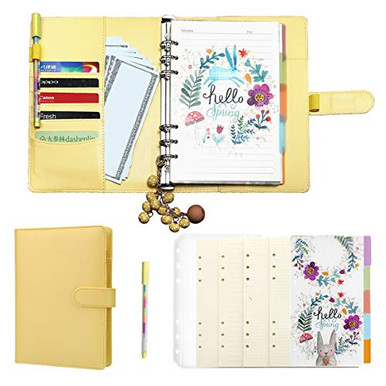 A5 6-Ring Binder with Accessories Planner Personal Organizer with ...