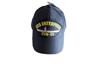 USS Enterprise CVN-65 Navy Ship HAT U.S Military Official Ball Cap U.S ...