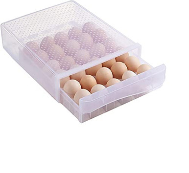 30 Egg Holder for Refrigerator Egg Fresh Storage Box Container ...