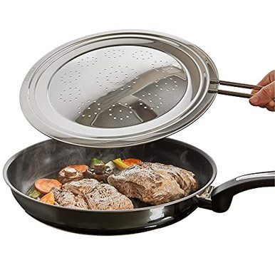 Hot Grease Splatter Screen For Frying Pan Cooking Pot - Oil Stainless ...