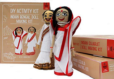 POTLI Handmade DIY Educational Indian Traditional Doll Making Craft Kit ...