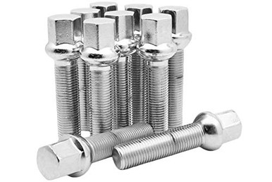 Venum wheel accessories 10 Pc Chrome 12x1.5 Ball Seat Lug Bolts 50 mm ...