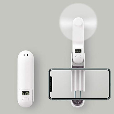 4 EVER Portable Mini Fan Cell Phone Stand Fan Handheld Pocket Size ...