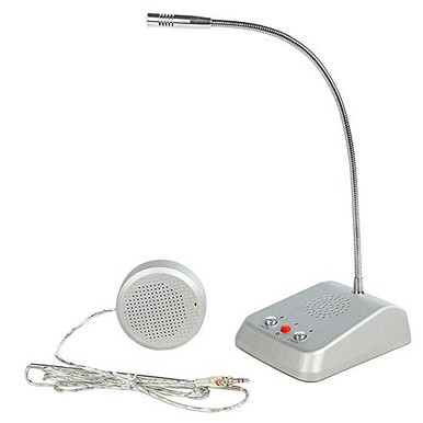 Window Speaker System Bank Window Intercom Dual Way Window Microphone ...