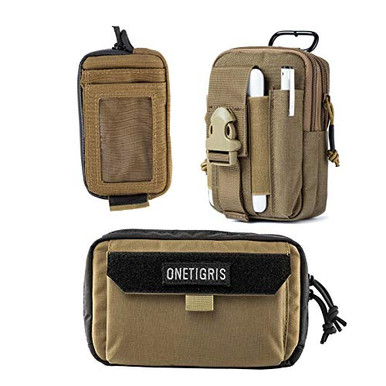 OneTigris Front Pocket Mini Wallet with and Horizontal EDC Pouch ...