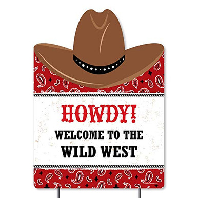 Big Dot of Happiness Personalized Western Hoedown - Party Decorations ...