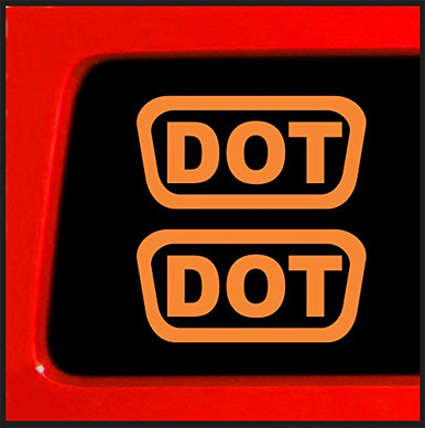 Sticker Connection | 2 DOT Helmet Decals Sticker Pack | Die Cut Sticker ...