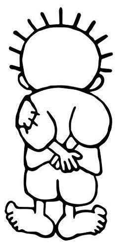 Handala Hanzala Palestine Boy - Sticker Graphic - Auto- Wall- Laptop- Cell- Truck Sticker for ...