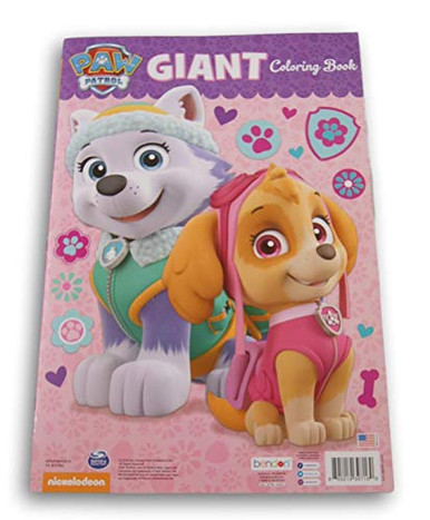 Pup Patrol Skye and Everest Giant Size Coloring and Activity Book - 10. ...