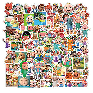 Cocomelo_n Stickers TIEZHI 100pcs Waterproof Vinyl Bike Laptop Decal ...
