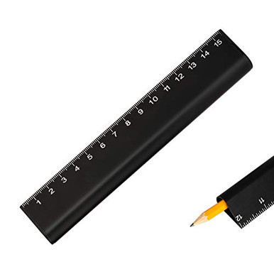 Godcone Metal Ruler- 6 Inch Aluminum Drop-Shaped Architect Scale Ruler ...