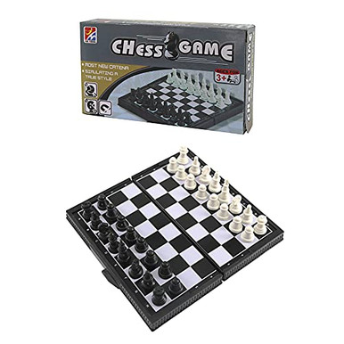 Minni Chess Set for Kids Fit School Chess Lesson with Storage Magnetic ...