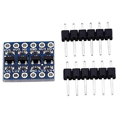 4 Channel IIC I2C Logic Level Convert 5V to 3.3V Bi-Directional Shifter ...