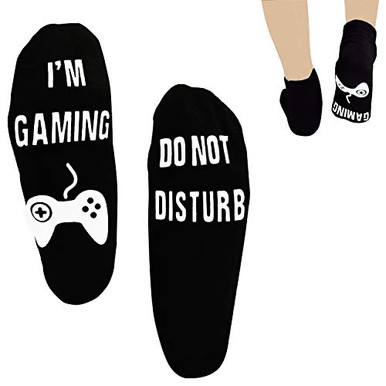 Do Not Disturb I'm Gaming Socks- Gaming Sock Funny Novelty Gift for ...