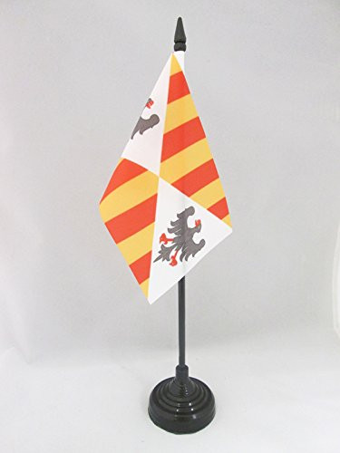 AZ FLAG Norman Kingdom of Sicily 1130-1815 Table Flag 4'' x 6'' - Regno ...