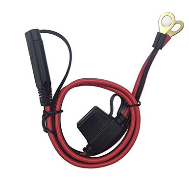 O Ring Terminal Cable - 2FT SAE Connector- Sae Plug to Battery Charger ...