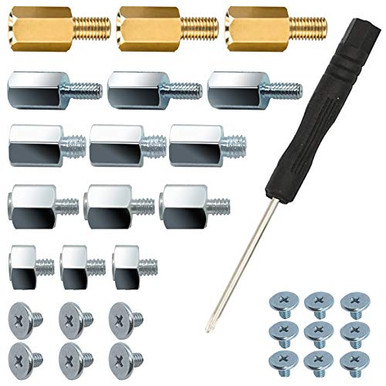 PCIe NVMe M.2 SSD Mounting Screws Kit for Asus Gigabyte ASRock Msi ...