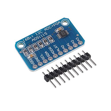 ADS1115 16 Bit 4 Channel I2C IIC- MELIFE 2.0V to 5.5V Analog-to-Digital ...