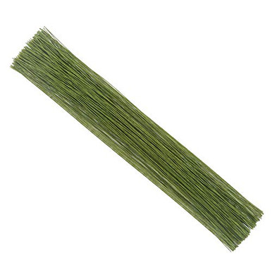 CCINEE 24 Gauge Dark Green Floral Wire Stem for Flower Arrangement ...