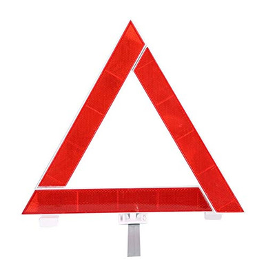 Road Hazard Warning Sign- Foldable Car Reflective Triangle Sign ...