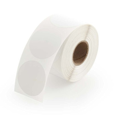 White Round Color Coding Inventory Labeling Dot Labels/Stickers - 1.5 ...