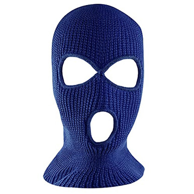 Knit Sew Acrylic Outdoor Full Face Cover Thermal Ski Mask by Super Z ...