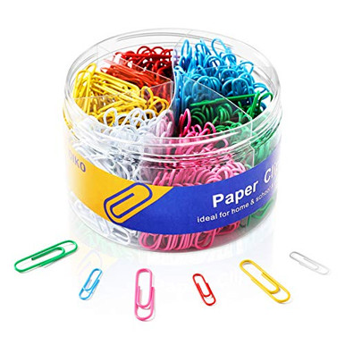 Paper Clips 450 Medium and Large Paper Clips- 300 28mm and 150 50mm ...