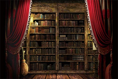 Yeele 5x3ft Vintage Bookshelf Backdrop Old School Library Bookcase ...
