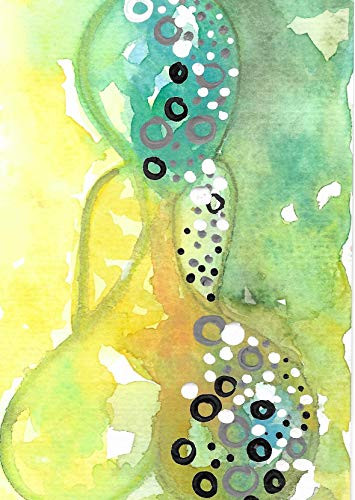 Abstract Modern Nude 4x6inch Original Art female nudes woman nudity ...