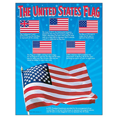 The United States Flag Learning Chart - Warehousesoverstock