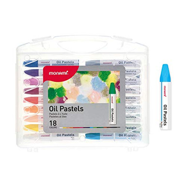 MONAMI Oil Pastels- Jumbo Size Hexagonal Shape Oil Pastels for Kids and ...