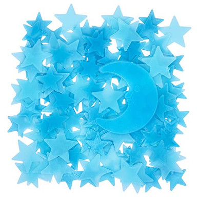 Glow in The Dark Stars for Celling- 150pcs Glowing Stars Wall Decals ...